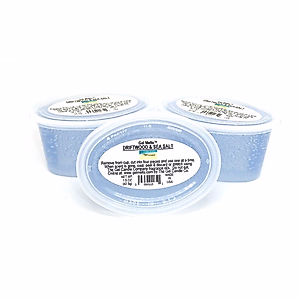 3 Pack DRIFTWOOD AND SEA SALT Aroma Gel Melts™ Gel Wax For Warmers And Burners By The Gel Candle Company PEEL, MELT AND ENJOY