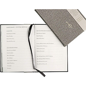 Password Keeper Logbook with Alphabetized Tabbed Pages. Keep Track of Passwords, Usernames and Licenses with This Discrete & Pocket Size Book, Hardcover, 5.75x4"