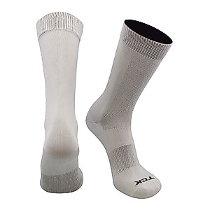 TCK Skate Liner Hockey Socks Crew Length (Grey, Small)