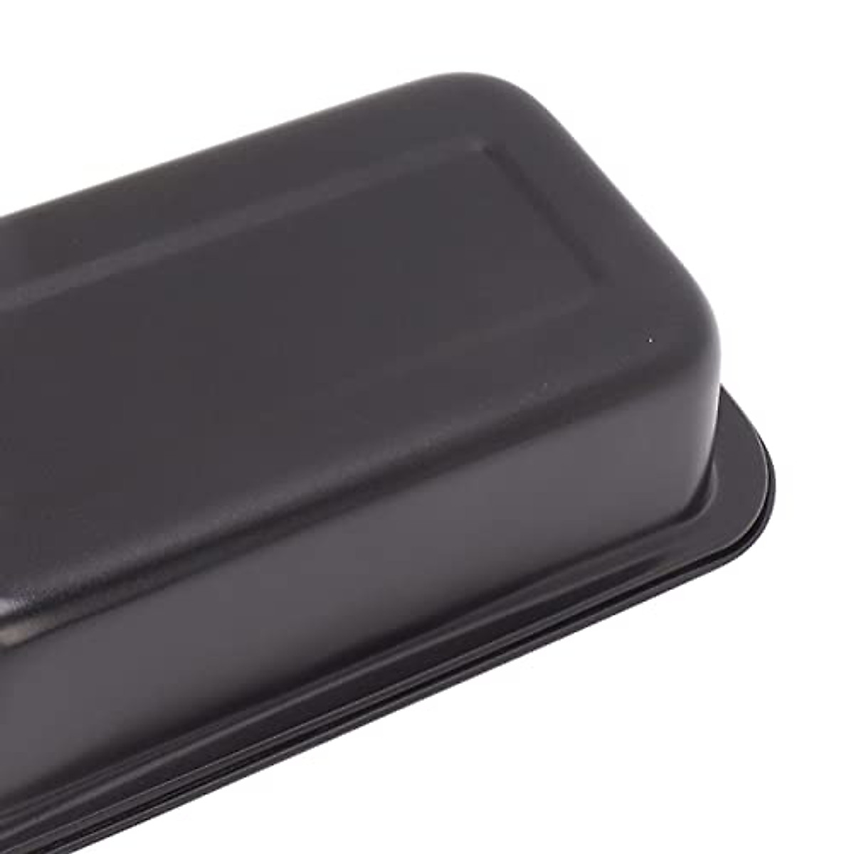 Rectangular Mould Pan, Baking Loaf Bread Pan 3PCS Black Non Stick Coating Uniform Air Flow for Home Kitchen
