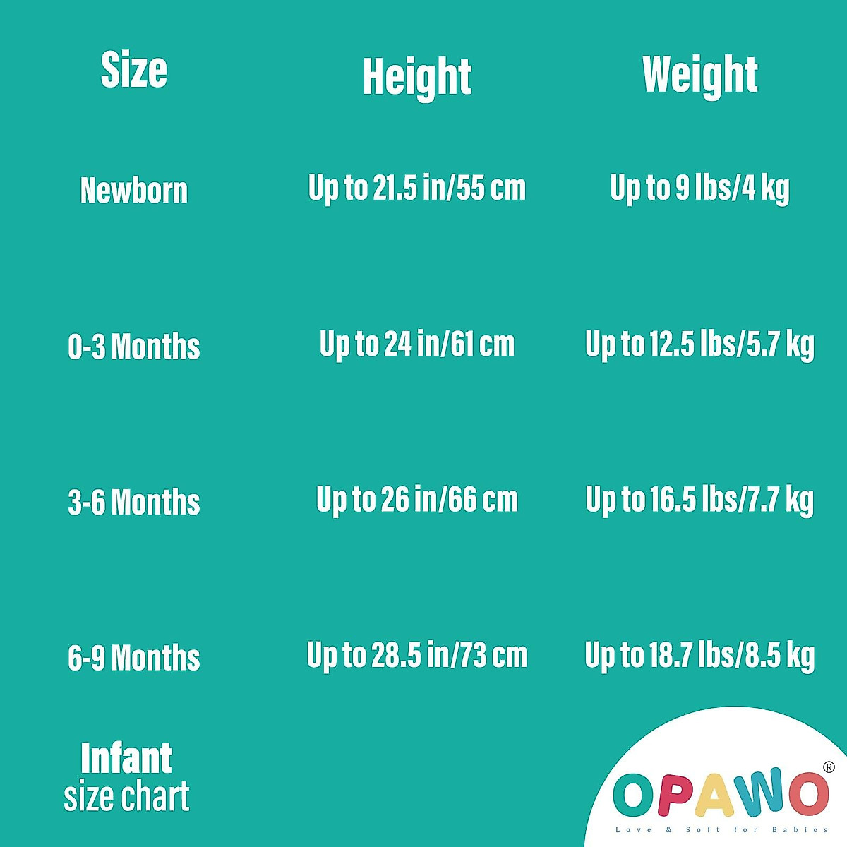 OPAWO Newborn Baby Footed Romper with Mitten Cuffs Blank Cotton Onesie Double Zipper Jumpsuit for Boys Girls 0-6 Months(Zipper/Black/White/Gray,0-3Months)