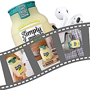 Compatible with Airpods Case Cover, 3D Cartoon Silicone Cute Drinking Bottle Cool Air pods 2 Charging Protective Cases Skin Shell for Boys Girls Kids Teens Compatible with Airpods 2&1