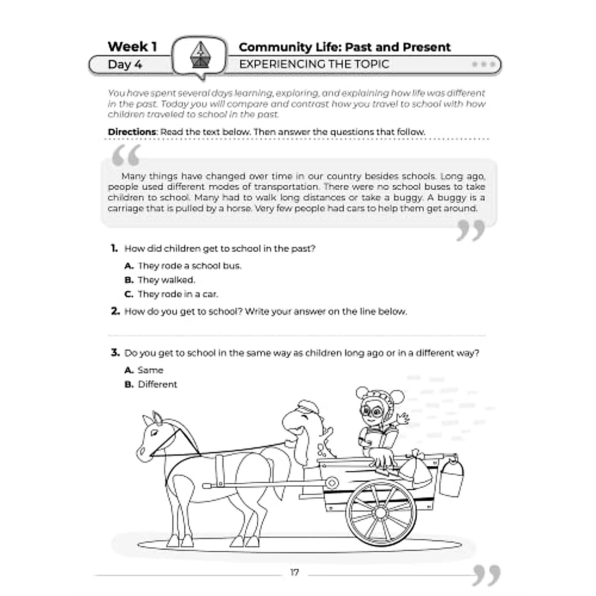 1st Grade Social Studies: Daily Practice Workbook | 20 Weeks of Fun Activities | History | Civic and Government | Geography | Economics | + Video ... Each Question (Social Studies by ArgoPrep)