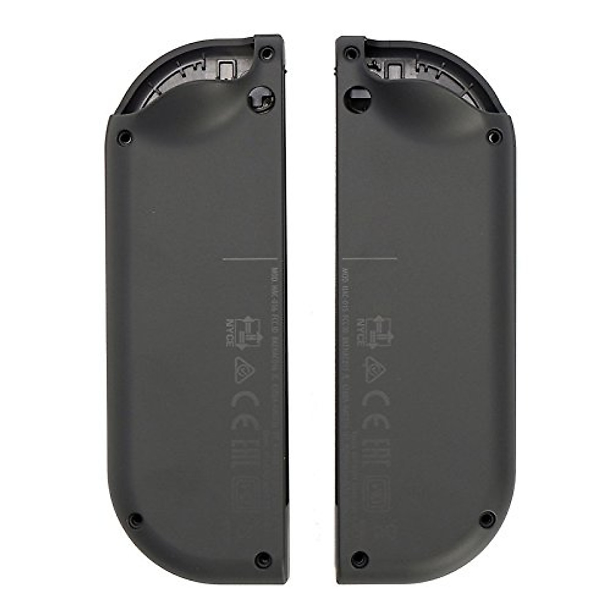 Replacement Hard Housing Shell Skin Case Cover Inner Frame for Switch NS JoyCon Controller (Gray-Black)