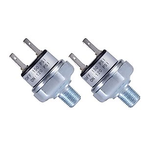 Air Pressure Switch 120-150 PSI Pressure Switch 1/8"-27 NPT DC 24V 12V Pressure Switch Air Compressor Pressure Switch 120PSI Pressure Switch 150PSI Pressure Switch