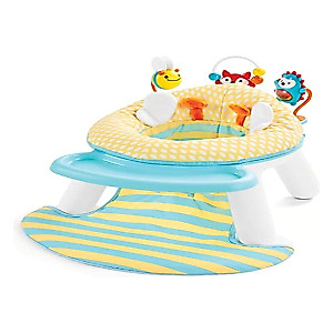 Skip Hop 2-in-1 Sit-up Activity Baby Chair, Explore & More, Bee