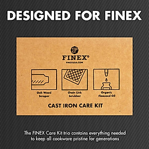 FINEX 3-Piece Cast Iron Care Kit
