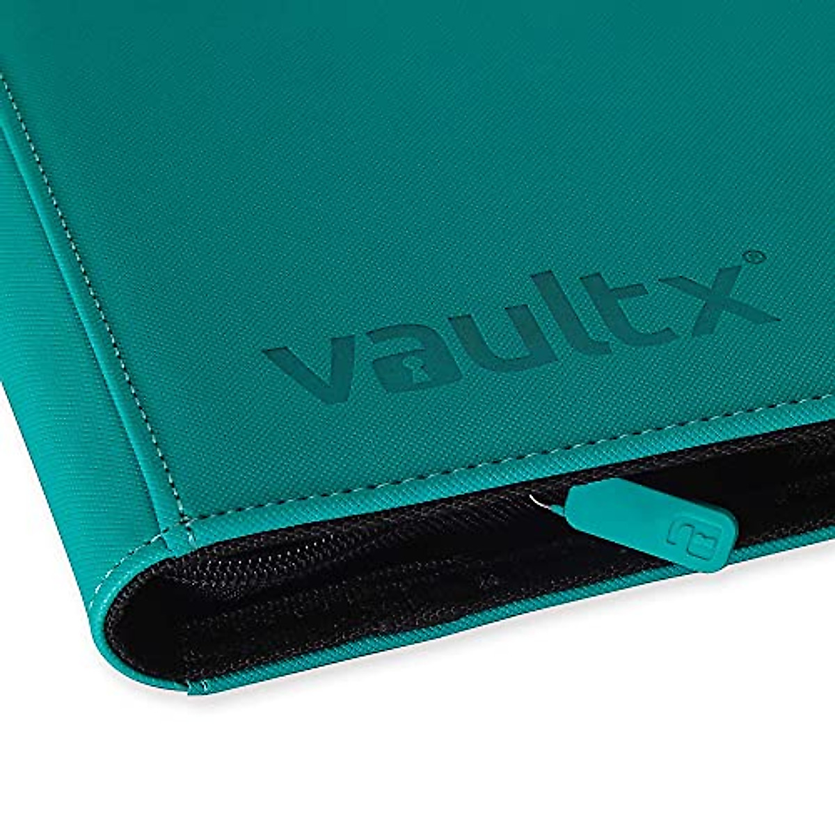 Vault X 9 Pocket Trading Card Zip Binder, 360 Cards, Premium Exo-Tec Album Material, 20 Side-Loading Pages, Folder for Collectible Games, Sports, TCG (Teal)