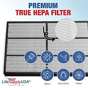 LifeSupplyUSA Filter Replacement Compatible with Hunter 30940 30210 30214 30215 30216 30225 30260 30398 30400 30401