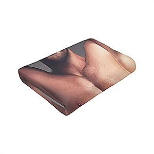 Henry Cavill Clark Kent Soft and Comfortable Warm Throw Blanket Beach Blanket Picnic Blanket Fleece Blankets for Sofa,Office Bed car Camp Couch (50"x40")