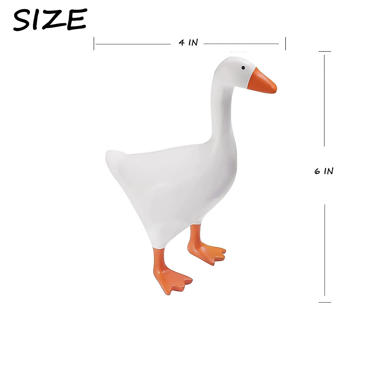 SIETIOJI Magnetic Goose Statue for Key Hanger,Geese Duck Garden Statues Art Decor Ornament for Home Decor Housewarming Gifts