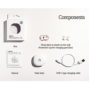 HubiCare Toothbrush Holder, UV-C/UV-A Dual Cleaner for Home, Office, and Travel, USB Rechargeable, Compatible with All Brush Heads, Automatic and Portable