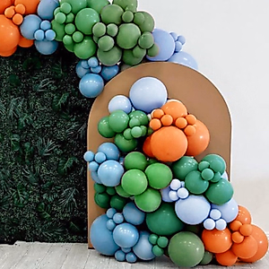 Balloons Garland Arch Kit for Kids Wild Themed Dinosaur Themed Party Decorations Jungle Safari Baby Shower Birthday Party Supplies