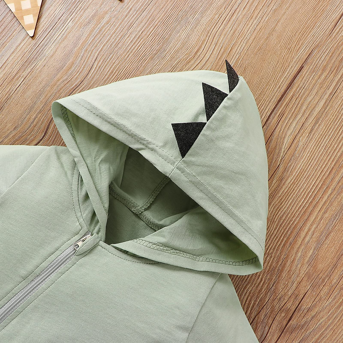 CBNRLOPOP Infant Newborn Baby Boys Girls Dinosaur Halloween Christmas Hoodie Romper Onesie Jumpsuit Outfits(Green, 3-6Months)