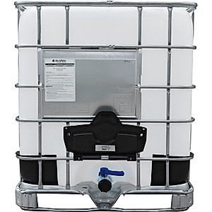 Global Industrial IBC Container 275 Gallon UN Approved w/Composite Metal Pallet Base