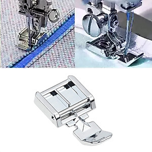 TISEKER Zipper Foot and Invisible Zipper Foot for All Low Shank Snap-On Singer, Brother, Babylock, Euro-Pro, Janome, Kenmore, White, Juki, New Home, Simplicity, Necchi and Elna Sewing Machines