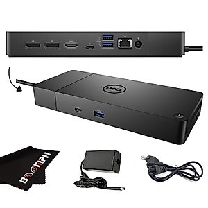 Dell WD19S Docking Station with 130W Power Adapter and 90W Power Delivery - USB Type-C, HDMI, Dual DisplayPort (WD19S130W) -Boomph's Comprehensive Ultimate Performance Dock Solution for Your Workspace