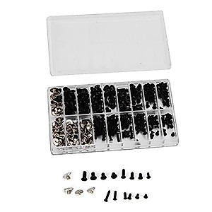 Alloy Steel Screws, 360Pcs Fasteners Multiple Sizes M2 M2.5 M3 Computer Screw Kit for Electronic Product Maintain