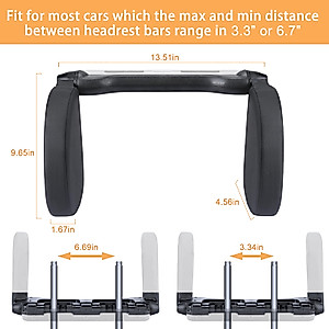 Car Pillow Car Headrest Pillow Car Neck Head Pillow U Shape Travel Headrest Car Travel Pillow Elders Kids Neck Head Support Car Sleeping Cushion Neck Head Rest Car Seat Pillow Road Pal Headrest