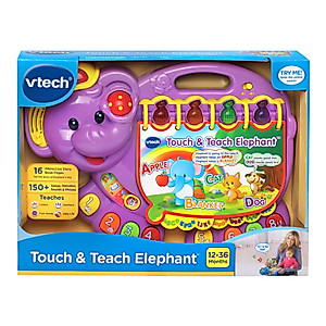 VTech Touch and Teach Elephant, Purple