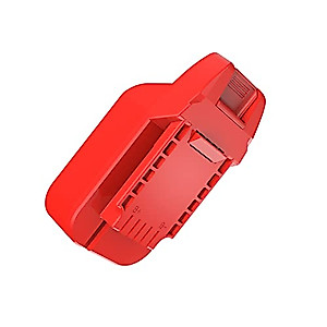 X-Adapter 1x Adapter Fits Bauer 20v MAX Cordless Tools Compatible with DeWalt 20v MAX XR DCB203 Lithium Batteries- Adapter Only, Black, DW-BE20