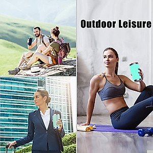 Mothers Day Gifts , With God All Things Are Possible Inspirational Tumblers with Lid & Straw 20 Oz | Insulated Stainless Steel Tumbler Coffee Mug | Best Christian Religious Gifts For Women (Mint)