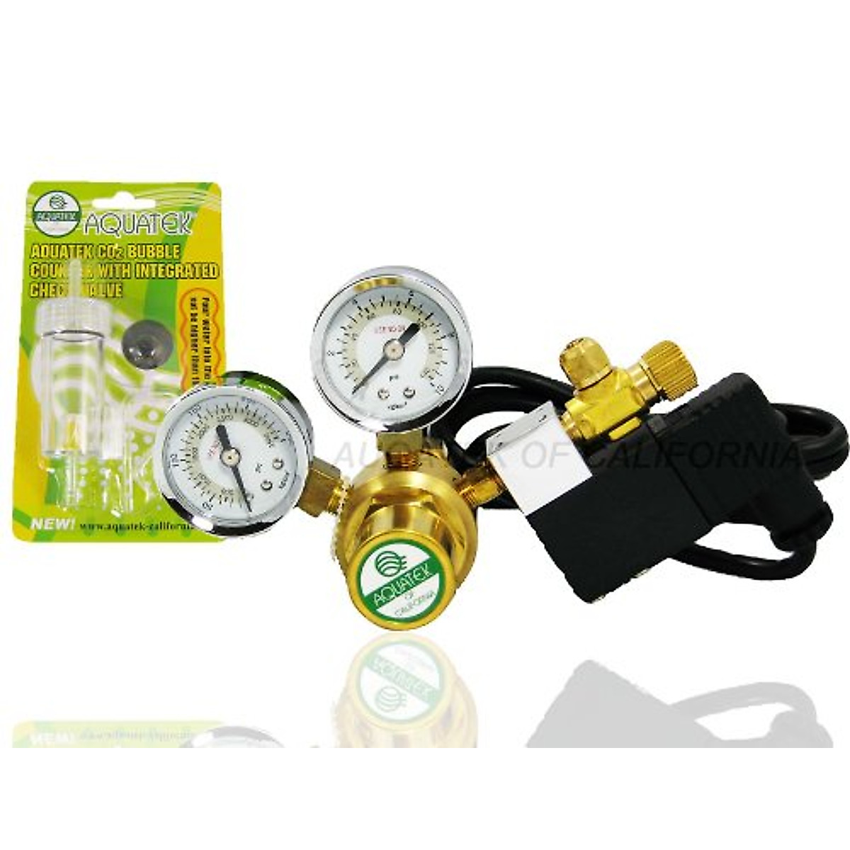 Basic AQUATEK CO2 Regulator with Cool Touch Solenoid