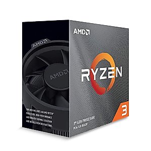 AMD Ryzen 3 3300X 4-Core, 8-Thread Unlocked Desktop Processor with Wraith Stealth Cooler