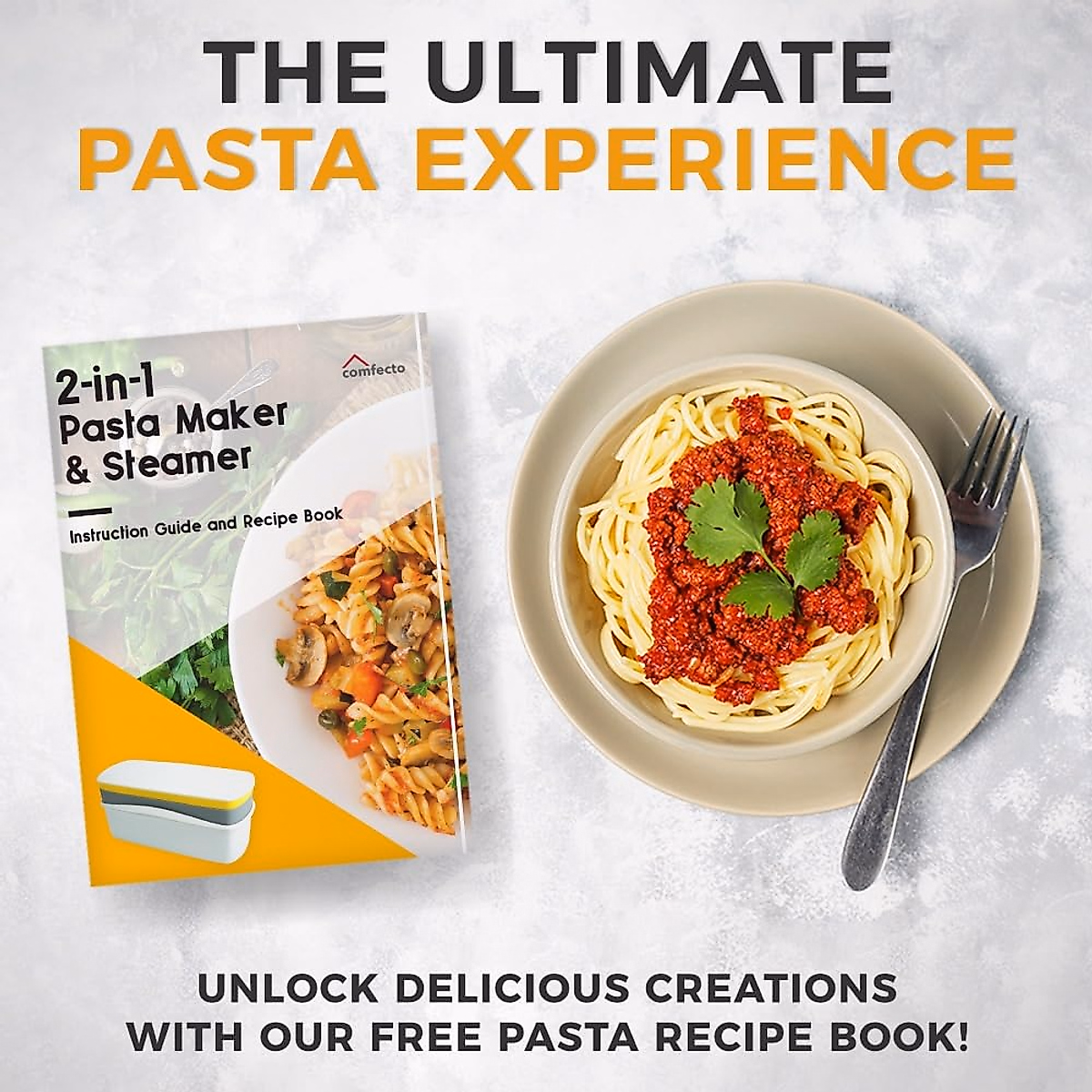 Microwave Pasta Cooker with Strainer, Food Grade Heat Resistant Pasta Boat Vegetable Steamer Spaghetti Noodle Cooker with Capacity Up to 5 Pound, No Mess, Sticking, or Waiting for Water to Boil