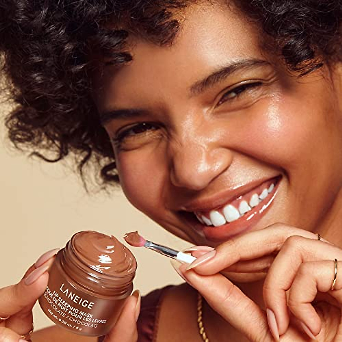 LANEIGE Berries 'N Choco Kisses Set: Lip Sleeping Mask Berry (Full Sized) & Chocolate (Travel Sized), Hydrate, Nourish