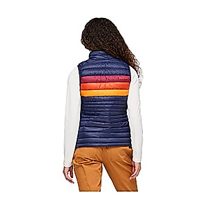 Cotopaxi Fuego Down Vest - Women's Maritime & Raspberry Stripes Medium