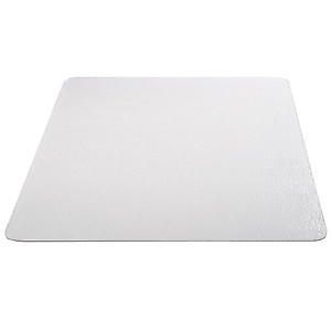 Deflecto EconoMat Clear Chair Mat, Hard Floor Use, Rectangle, Straight Edge, 46” x 60” (CM2E442FCOM)