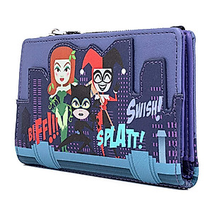 Loungefly x DC Comics Gotham City Sirens Faux Leather Flap Wallet