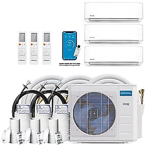 MRCOOL DIYM336HPW00C28 DIY Multi-Zone Series Ductless Heat Pump, White