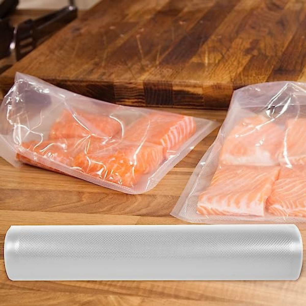 Vacuum Sealer 1 Roll Vacuum Sealer Bags Storage Vacuum Sealed Bags Food Vac Bags for Meal Prep Sous Vide Food Storage Dehydrated Freeze Dried Foods Vacuum Sealer Machine