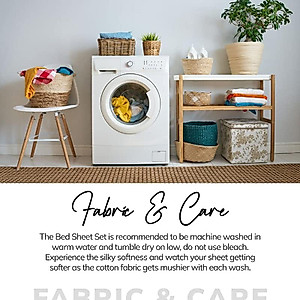 Feather & Stitch 100% Cotton King Size Fitted Sheet, 400TC Sateen Weave Bottom Shee, 17" Elastic Deep Pocket Breathable Durable Sheet|Hotel Luxury Decor|Beige