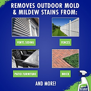 30 SECONDS Mold & Mildew Stain Remover Spray- Indoor & Outdoor Use