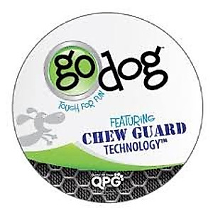 goDog Wildlife Chipmunk Squeaky Plush Dog Toy, Chew Guard Technology - Brown, Large