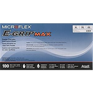 Latex PF Exam, 6.3 mil, size XL, 100/box,10bx/cs