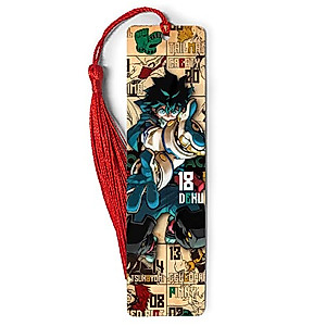 Bookmarks Metal Ruler My Bookography Hero Measure Academia Tassels Heroes Bookworm Rising - Collage for Markers Christmas Ornament Bibliophile Gift Book Reading Bookmark