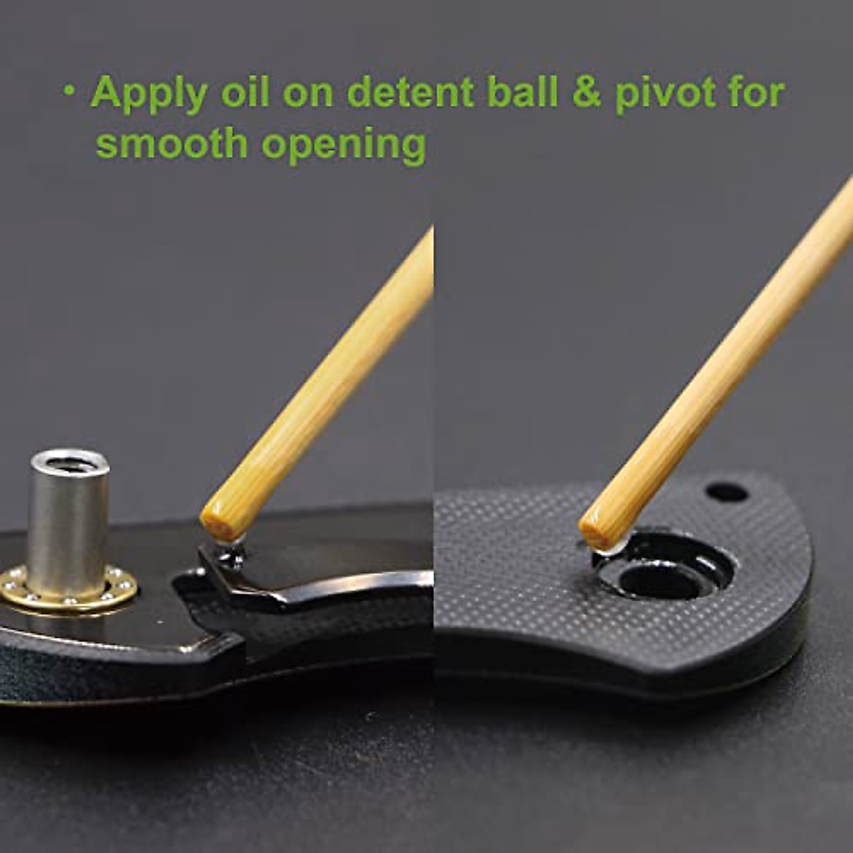 JIN G10 Folding Knife Kit, Liner Lock Pocket Knife for Starters Flipper Knife Making, G10 Blade Hanlde Knife Safety Learning Tool, Gift Knife, Black G10