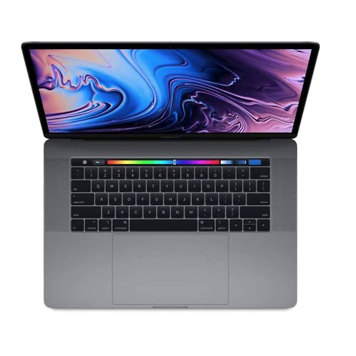 Mid 2019 Apple MacBook Pro Touch Bar with 2.6GHz Intel Core i7 (15.4 inches, 32GB RAM, 512GB SSD) Space Gray (Renewed)