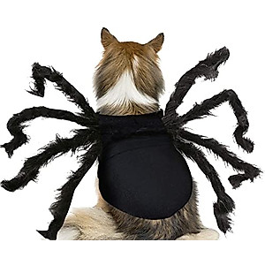 Halloween Costume for Pets Dogs Spiders Sweatshirt Cosplay Apparel Clothes Pets Dogs Halloween Funny Dog Puppies Theme Party Costume for Medium Large Dog Costume