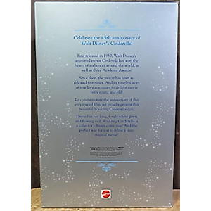 Disney Wedding Cinderella Barbie 1995 45th Anniversary