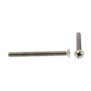 Prime-Line 9121635 Machine Screws, Metric, Flat Head, Phillips Drive, M6-1.0 X 70MM (5 Pack)