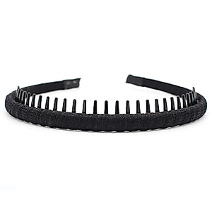 JOBAND Fashion hair Accessories Hair band headbands for women/Girls Non-slip hairband Comfy Hair Hoop Resin teeth Comb (4 Colors)