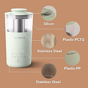 MINI Milk Tea Mug Maker Iced Tea Maker and Iced Coffee Maker Stainless Steel Straw Portable Size Multi-Purpose Electric Milk Foam Maker Espresso Coffee Tea Coffee Shop Dessert Shop Hotel Milk