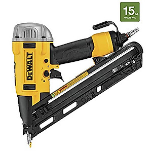 DEWALT Pneumatic Finish Nailer, 15-Gauge, 1/4 in., Corded (DWFP72155)