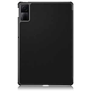 Xuanbeier Case for Xiaomi Redmi Pad SE 11 inch,Slim Stand Hard Back Shell Protective Smart Cover for Redmi Pad SE 11 2023 Case with Auto Wake/Sleep Function,Black