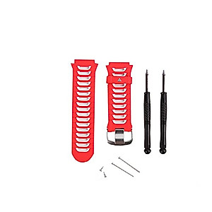 Garmin Forerunner 920XT Replacement Bands (White/Red)